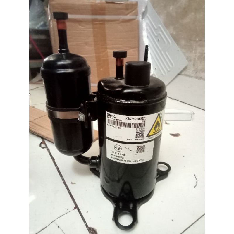 Jual kompresor AC Daikin inverter 1pkKSK75D15UEZ3 original | Shopee ...