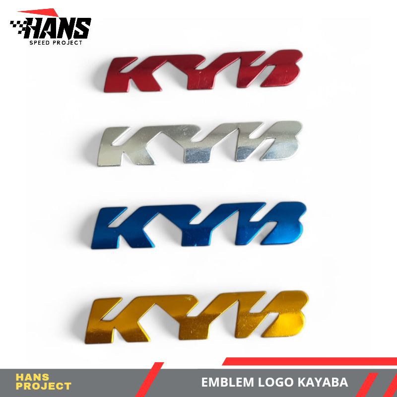 Jual EMBLEM LOGO KAYABA KYB ALUMUNIUM, EMBLEM BOTTEM KYB (SET) | Shopee ...