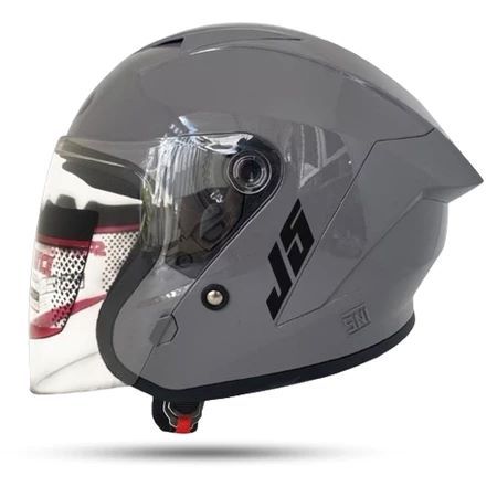 Jual helem hall face MLA J5 visor bening untuk peri dan wanita SNI ...