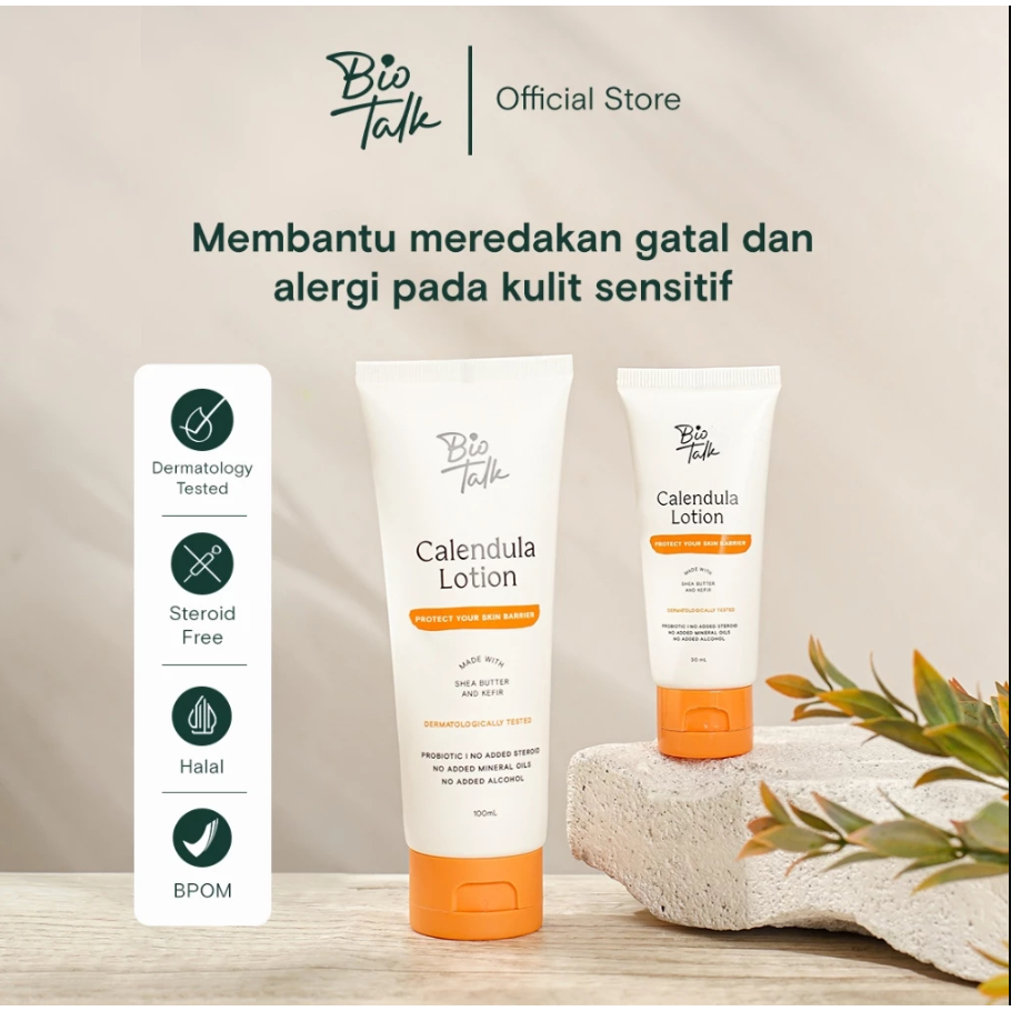Jual Biotalk Calendula Lotion 30ml No Steroid Membantu Menjaga ...