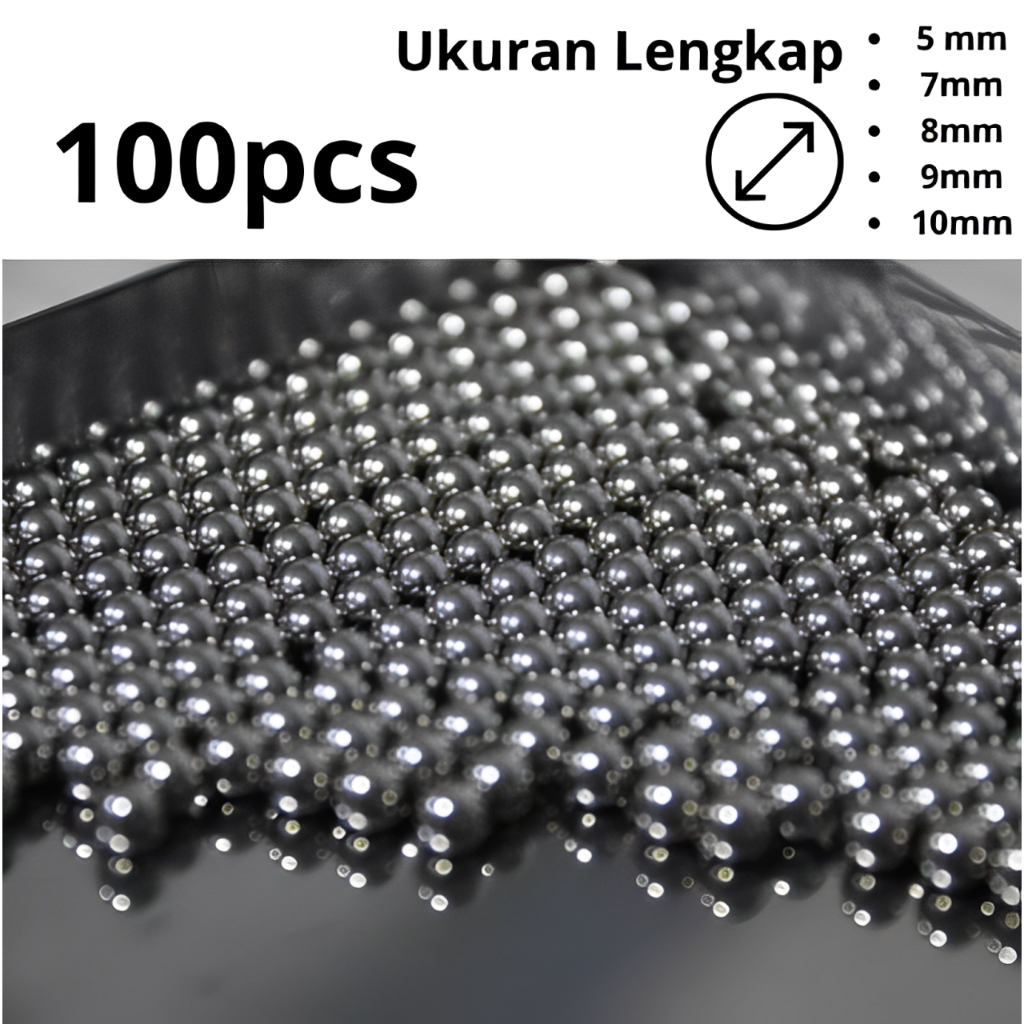 Jual 100 PCS Peluru Gotri Pelor Khusus Ketapel Slingshot Pelet Biji ...