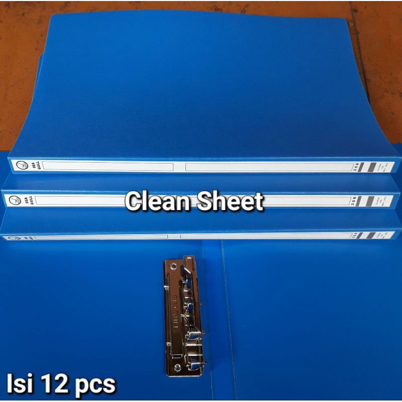 Jual Map jepit sea gull folio (Isi 12 pcs) warna biru | Shopee Indonesia