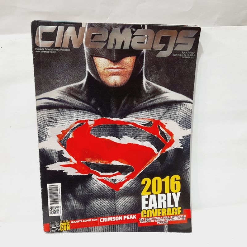 Jual Majalah Cinemags Edisi October 2015 Bonus Poster Pan / Crimson ...