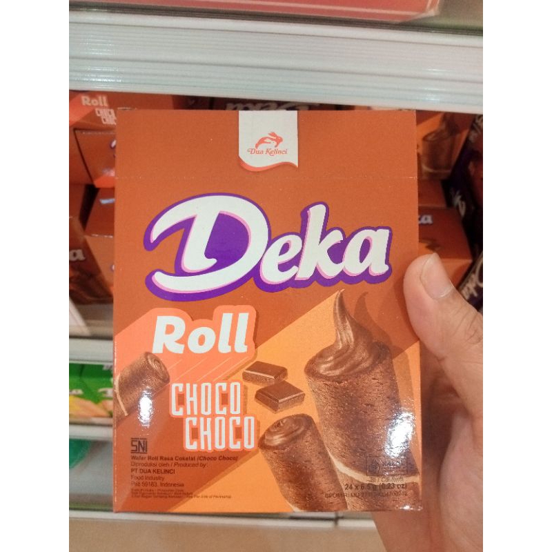 Jual Kemasan Baru Deka Wafer 6,5g x 24 pcs rasa Choco choco Dua Kelinci ...