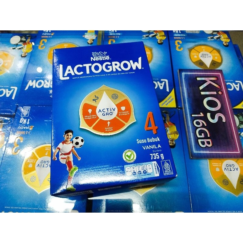 Jual Nestle LACTOGROW 4 Vanila Susu Formula Susu Anak 3-5 Tahun Box ...