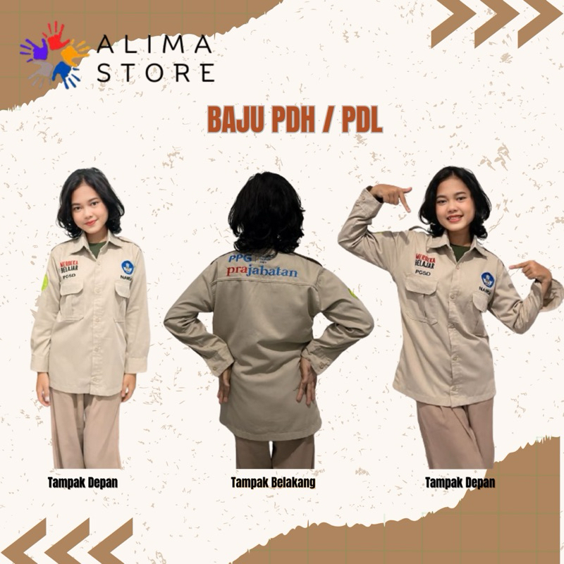 Jual PDL PPG PRAJABATAN,PDH MURAH,PDL BAHAN ADEM,ALMET KELAS, ALMET ...