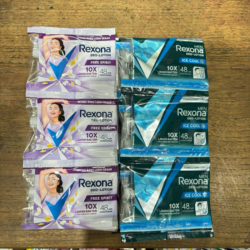 Jual Rexona Sachet Men/Women (1 Renceng Isi 12 Sachet) | Shopee Indonesia