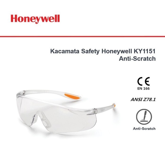 Jual Safety Glass Clear King's KY1151 kacamata safety kings 1151 bening ...