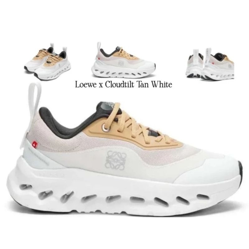 Jual Sepatu Original LOEWE X CL0UDTILT Tan White | Shopee Indonesia