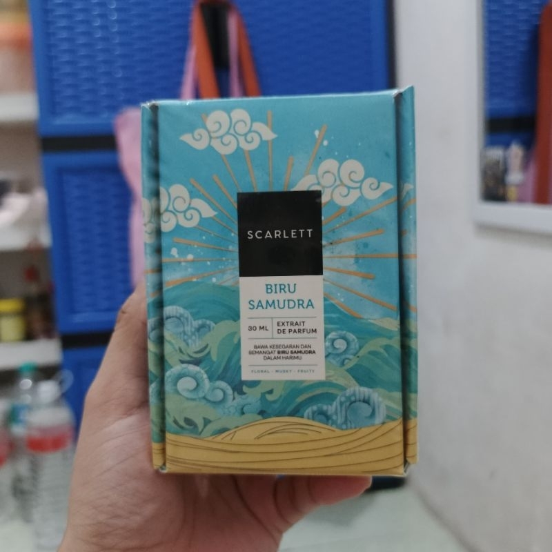 Jual Scarlett Extrait De Parfum Biru Samudra 30ml | Shopee Indonesia