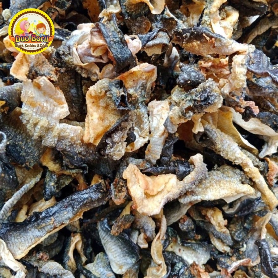 Jual Kerupuk Kulit IKAN PATIN Matang 150 Gram / Keripik Kulit Ikan ...
