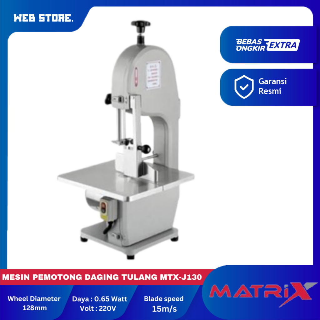 Jual Mesin Bone Saw Pemotong Potong Daging Beku Tulang MTX-J130 MATRIX ...