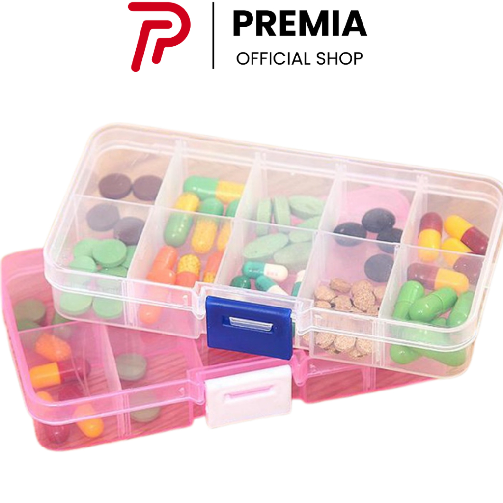 Jual Kotak Penyimpanan Obat Medicine Box Organizer Serbaguna Portable ...