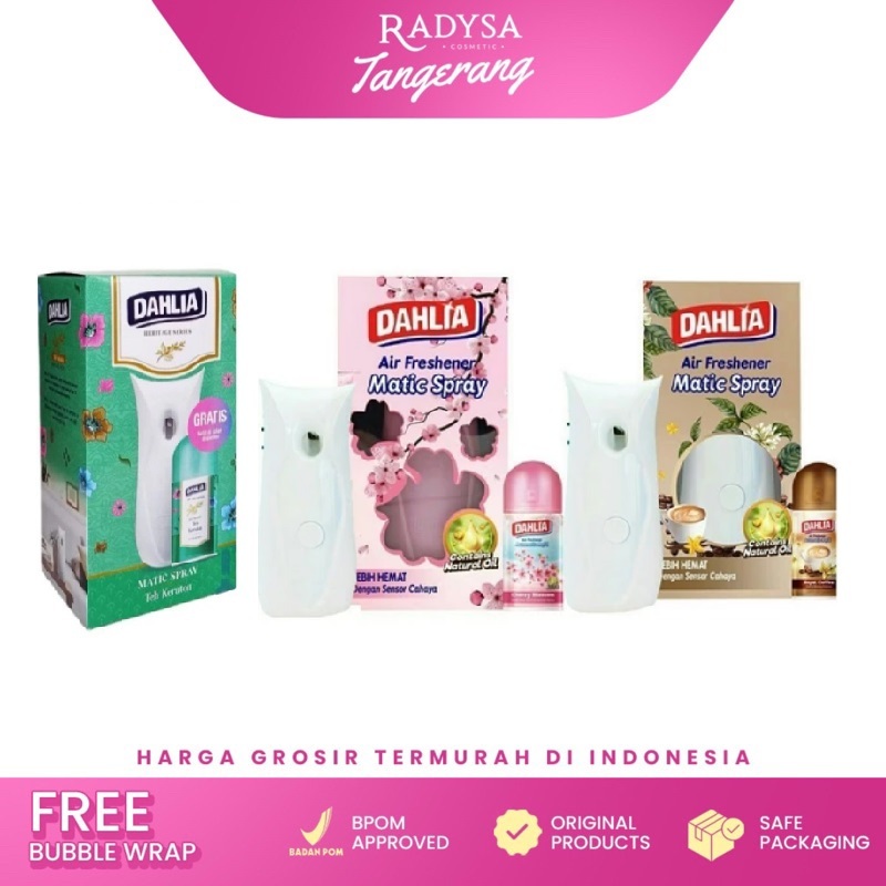 Jual 𝐑𝐀𝐃𝐘𝐒𝐀 𝐓𝐆𝐑 - DAHLIA Air Freshener Matic Spray FREE Refill di Dalam ...
