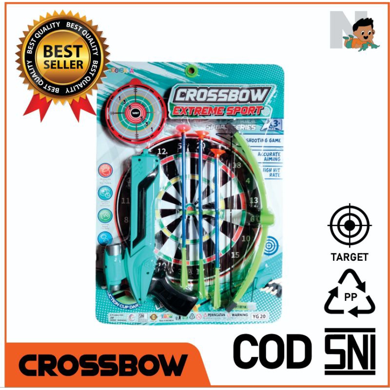 Jual Crossbow Tentara Indonesia / Mainan Panah / Pistol Panah Peluru ...