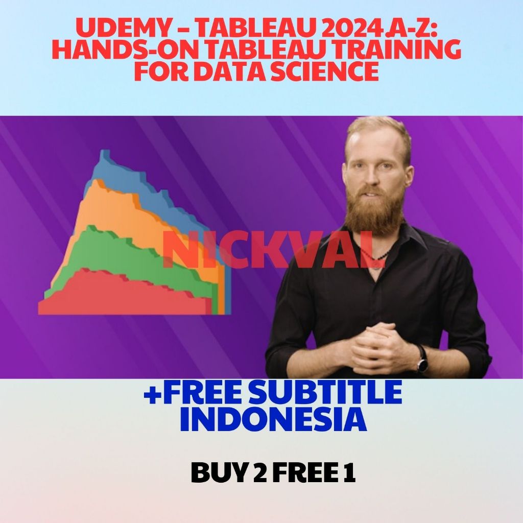Jual Udemy - Tableau 2024 A-Z: Pelatihan Hands-On Tableau untuk Data Science | Shopee Indonesia