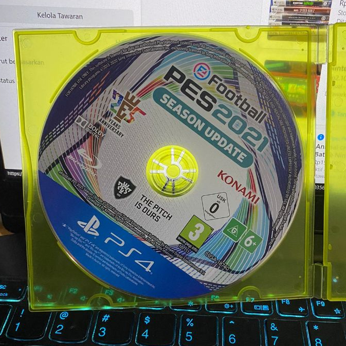 Jual PS4 PES 2021 DISC BD Efootball Pro Evolution Soccer 2021 PS 4 ...