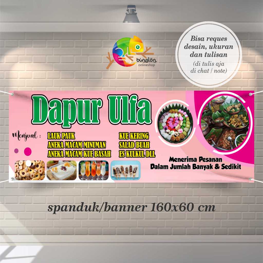 Jual Cetak Spanduk Banner Dapur Makanan | Shopee Indonesia