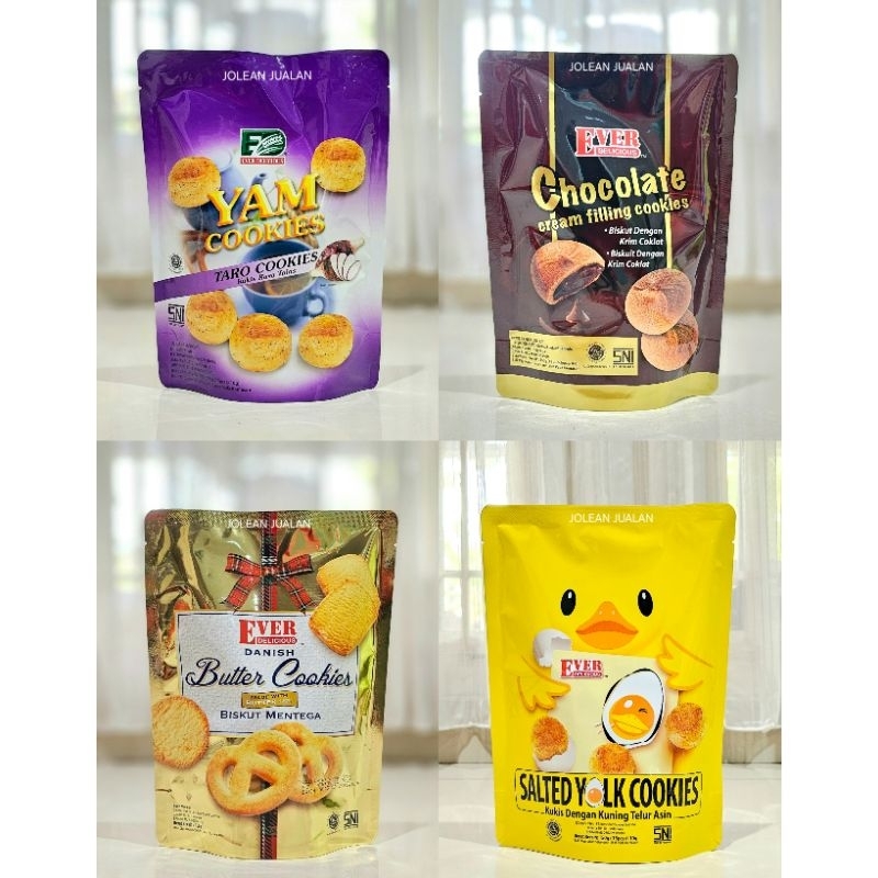 Jual Ever Delicious Yam Cookies, Chocolate Cookies, Butter Cookies ...