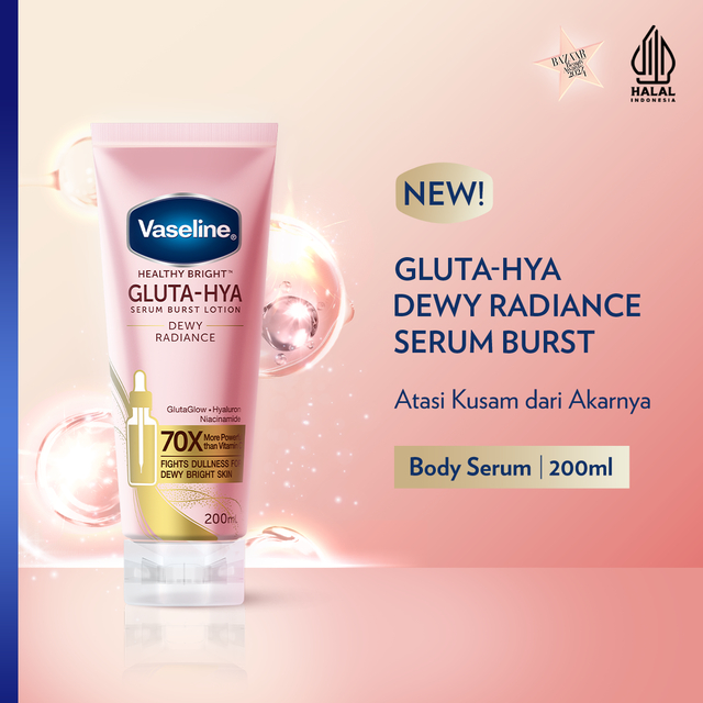 Jual Vaseline Gluta Hya 200ml Complete Pack | Shopee Indonesia