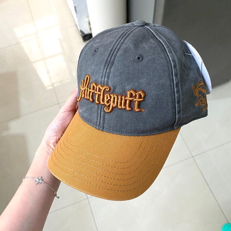 Jual Topi Baseball Cap Hufflepuff Bordir Miniso x Harry Potter | Shopee ...