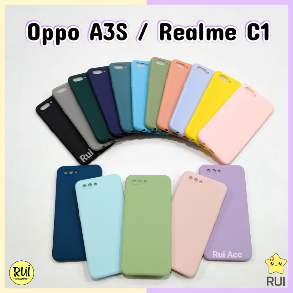 Jual Silikon Candy Oppo A3s / A5 / C1 Softcase Protect Camera Warna ...