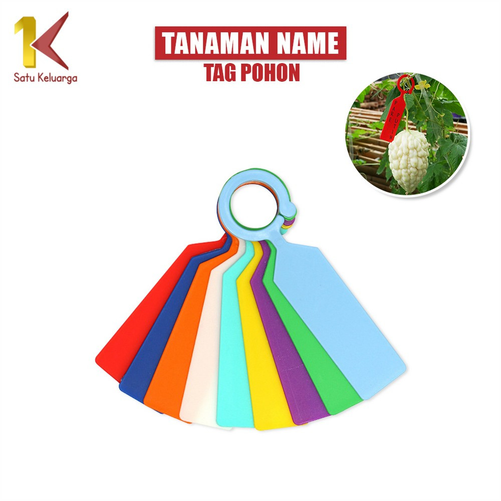 Jual Satu Keluarga Plant Label Name Tag C1164 Label Penanda Tanaman ...