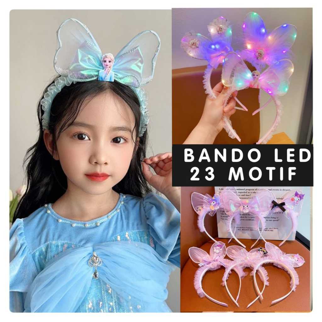 Jual ETH052 BANDO LED ANAK BANYAK VARIAN, BANDANA ANAK, BANDO LAMPU ...