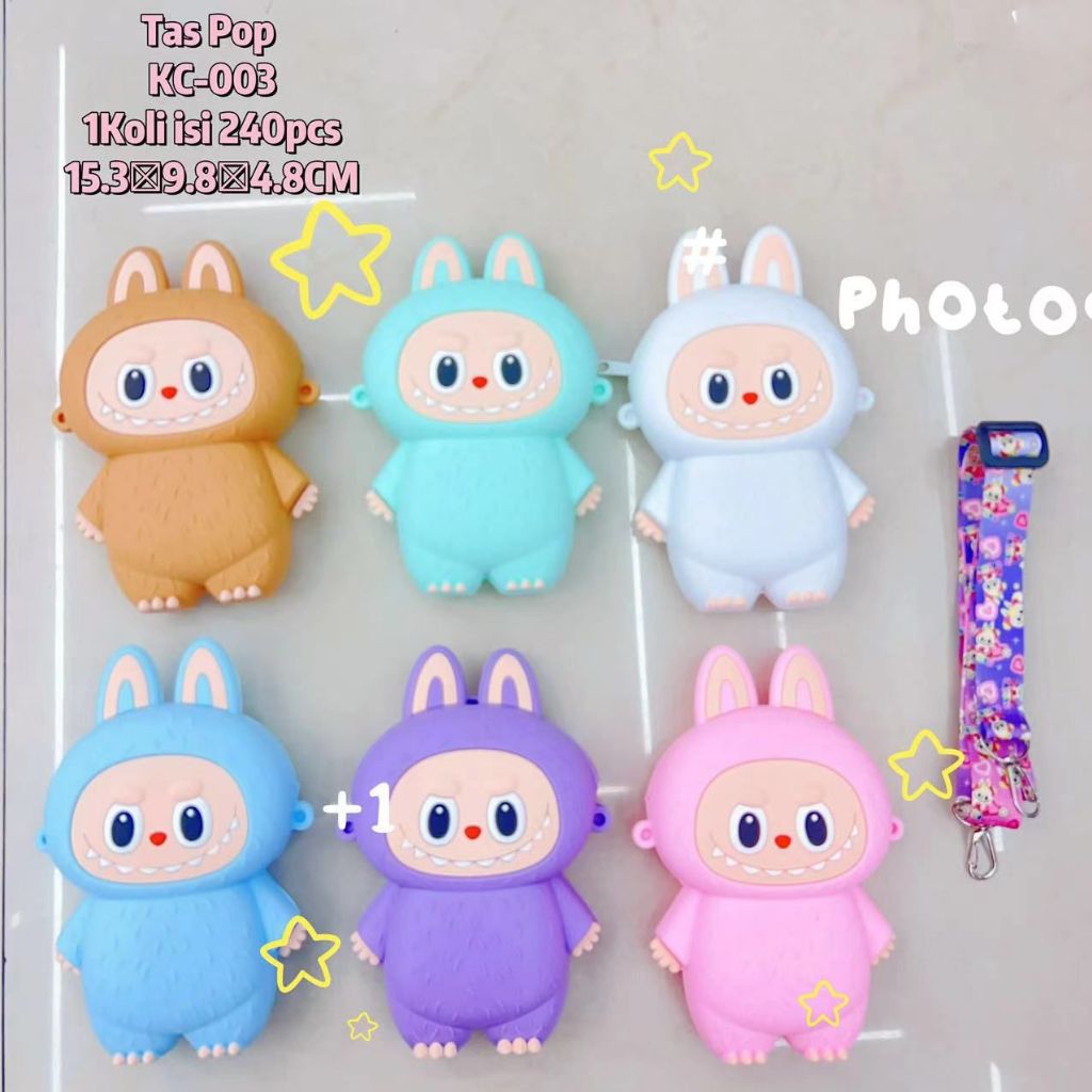 Jual Mainan Tas Labubu - Mainan Tas Tali - Tas Labubu Free Tali ...