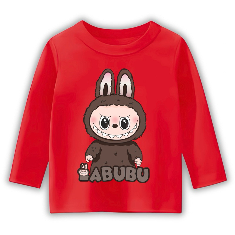 Jual KAOS ANAK LENGAN PANJANG HIJAB MUSLIM LABUBU MOTIF LABUBU KARTUN ...
