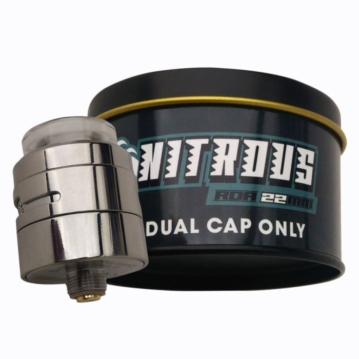Jual RDA Nitrous Shiny SS 22MM Dual Cap by Damn Vape x Koko Sarang ...