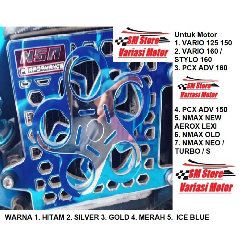 Jual ORIGINAL FULL WARNA NSA COVER RADIATOR SPINER BINTANG Spinner ...