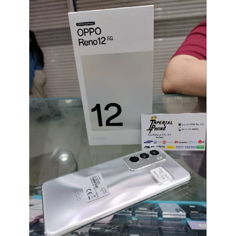 Jual opoo reno 12 5g 12/256 second resmi | Shopee Indonesia