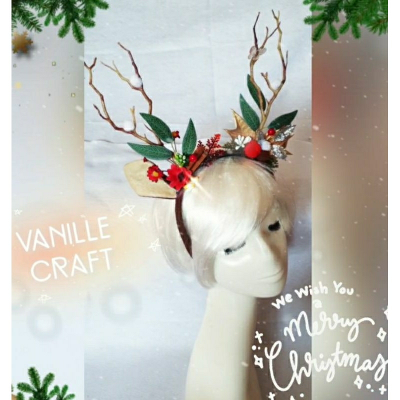 Jual Bando Natal Tanduk Rusa Forest Deer's Horn | Shopee Indonesia