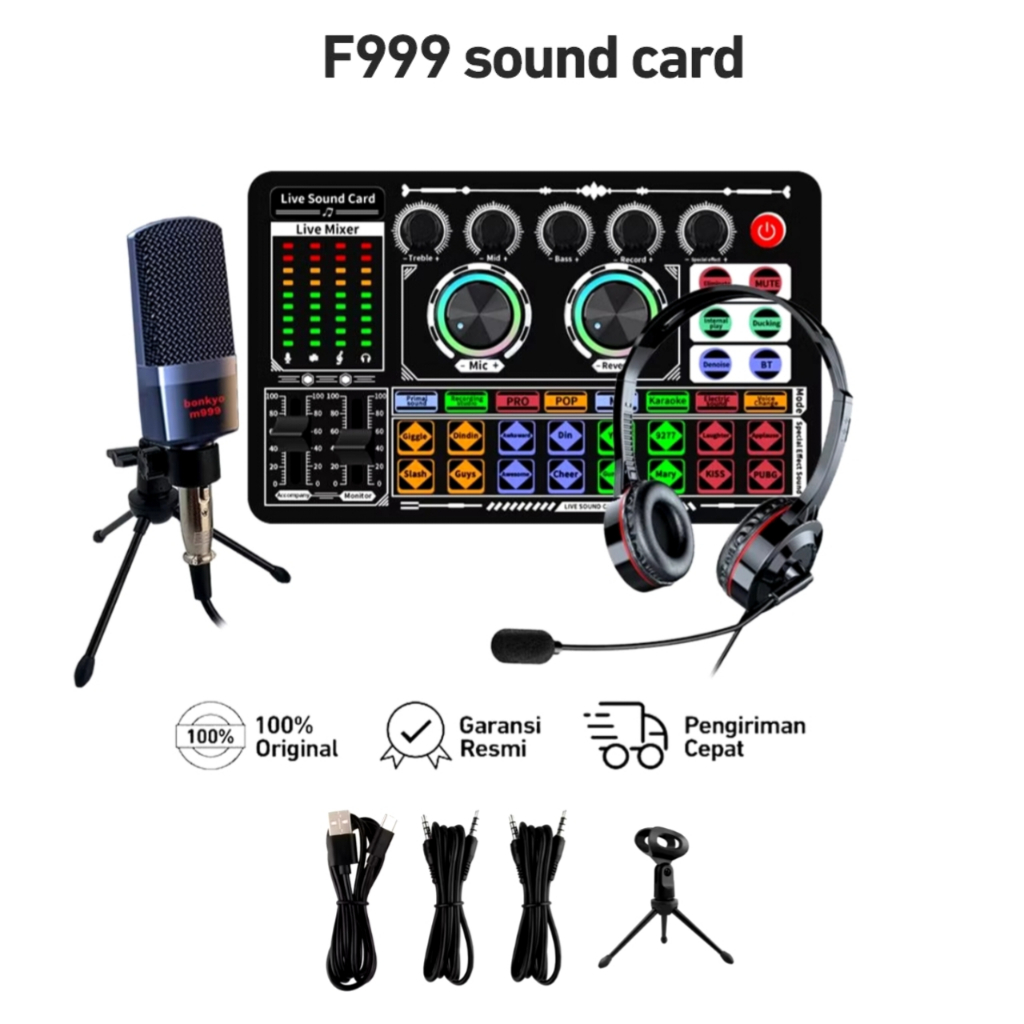 Jual SOUND CARD F999 SoundCard Bluetooth compatible External Wireless ...