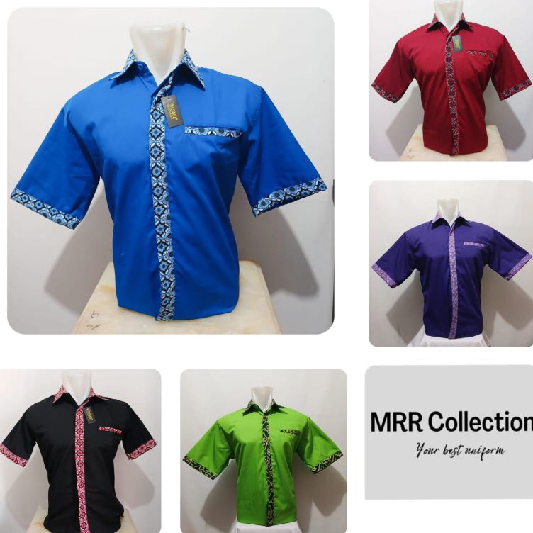 Jual Seragam Kerja Kombinasi Batik Seragam Kerja Baju Officeboy Baju ...