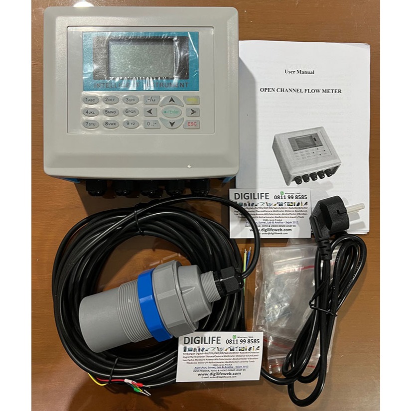 Jual Ultrasonic Open Channel Flowmeter Current Speed Flow Tester Meter ...