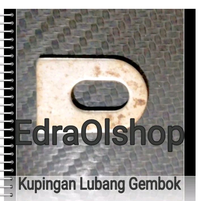 Jual Plat besi bolong oval tebal kupingan baut pagar lubang gembok ...
