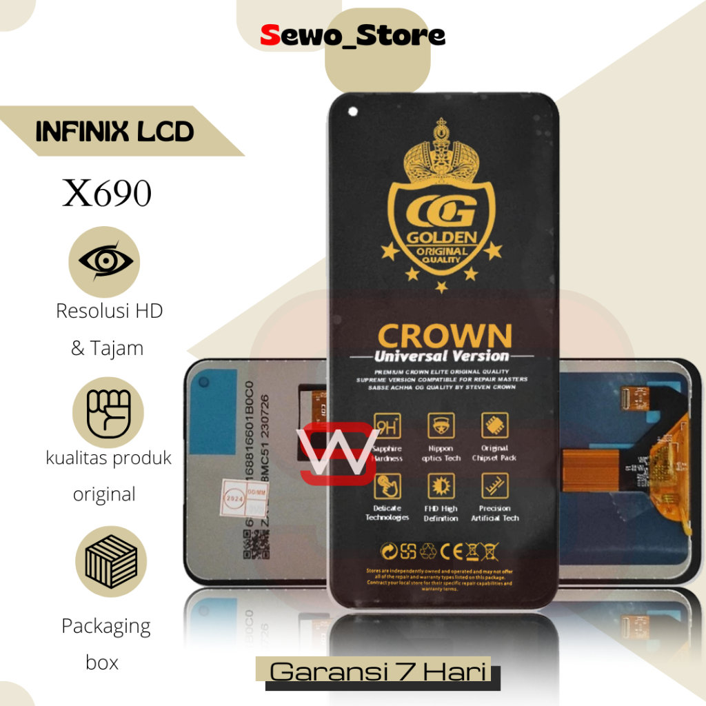 Jual LCD TOUCHSCREEN INFINIX NOTE 7 / X690 / X690B ORIGINAL FULLSET ...