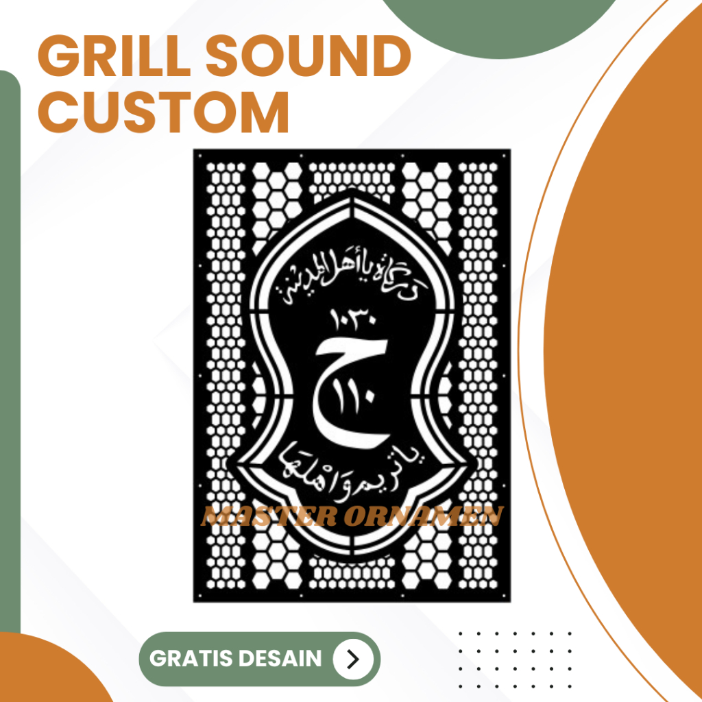 Jual GRILL SOUND - Custom Ukuran Kembar GRATIS DESAIN | Shopee Indonesia
