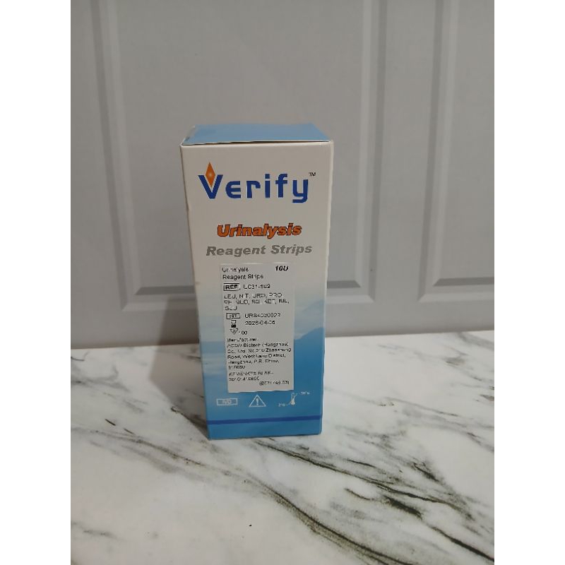 Jual Verify 10 Parameter/strip test urine verify 10P/Reangen strip ...