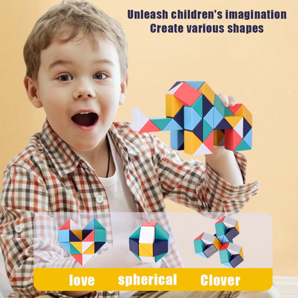 Jual Rubik Snake / Rubik Ular / Rubik Ular 36 | Shopee Indonesia