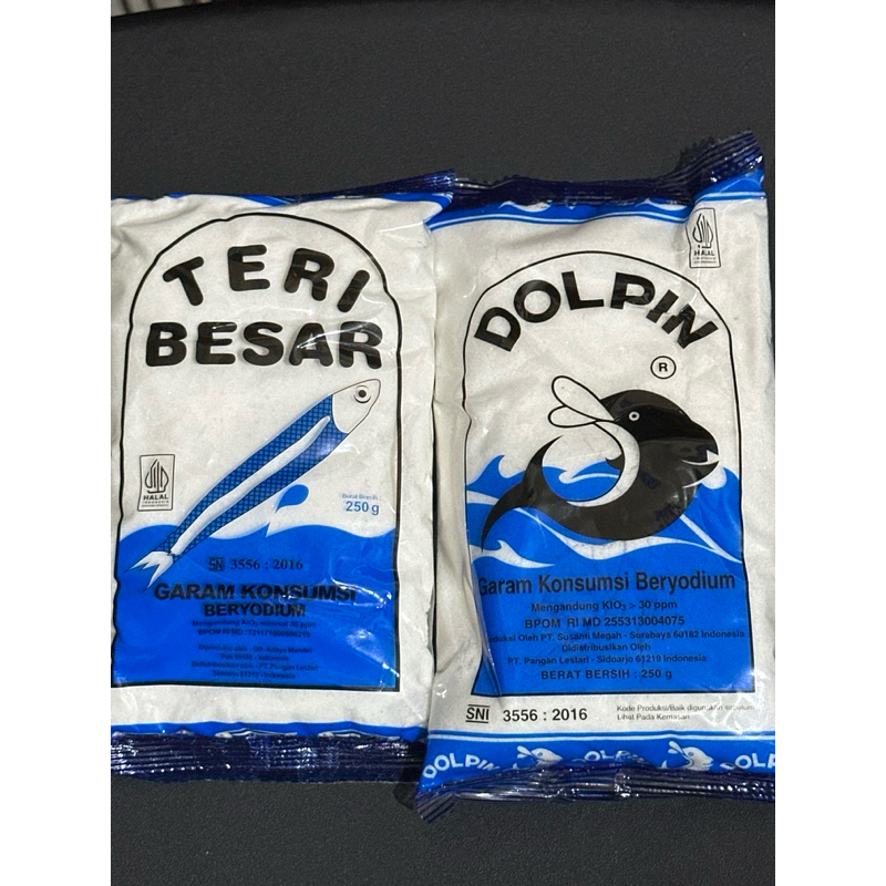 Jual Garam Yodium Dolpin / Teri Besar 250Gr | Shopee Indonesia