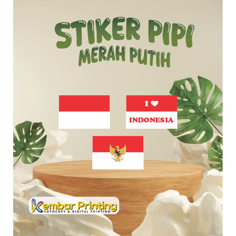Jual STIKER MERAH PUTIH | STIKER PIPI | STIKER AGUSTUSAN | STIKER ...