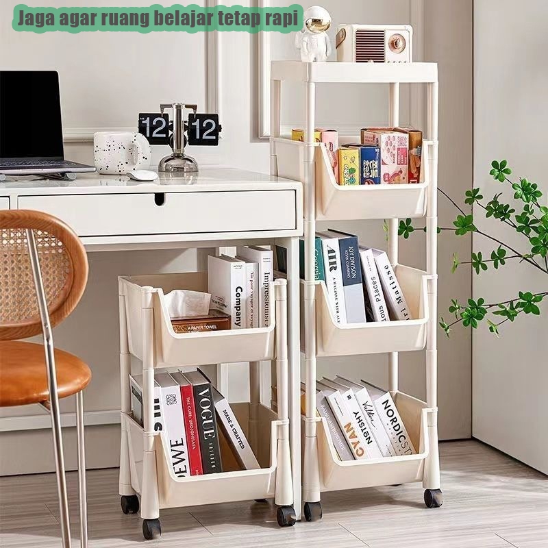 Jual Liifung - Rak Susun Penyimpanan Terbuka Serbaguna Rak Trolley ...