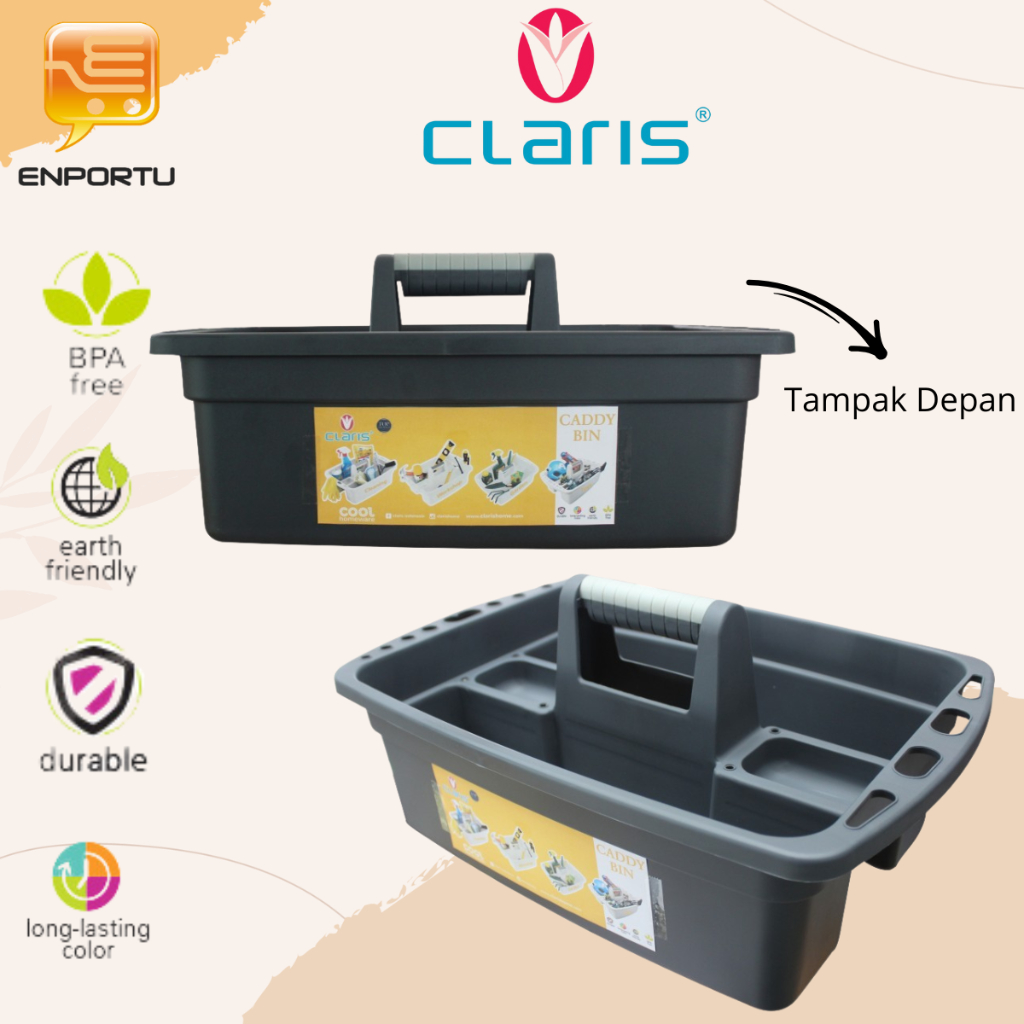 Jual CLARIS Wadah Alat Pembersih Perkakas Caddy Carry Box Handy Tool ...