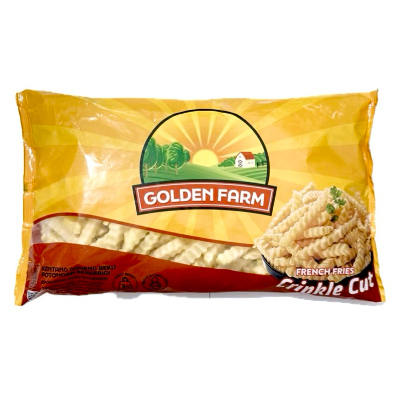 Jual Golden Farm Kentang Crinkle Cut 1kg | Shopee Indonesia
