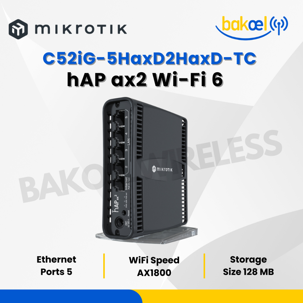 Jual MikroTik Wi-Fi 6 hAP AX2 C52iG-5HaxD2HaxD-TC hAP ax 2 Wi fi | Shopee Indonesia