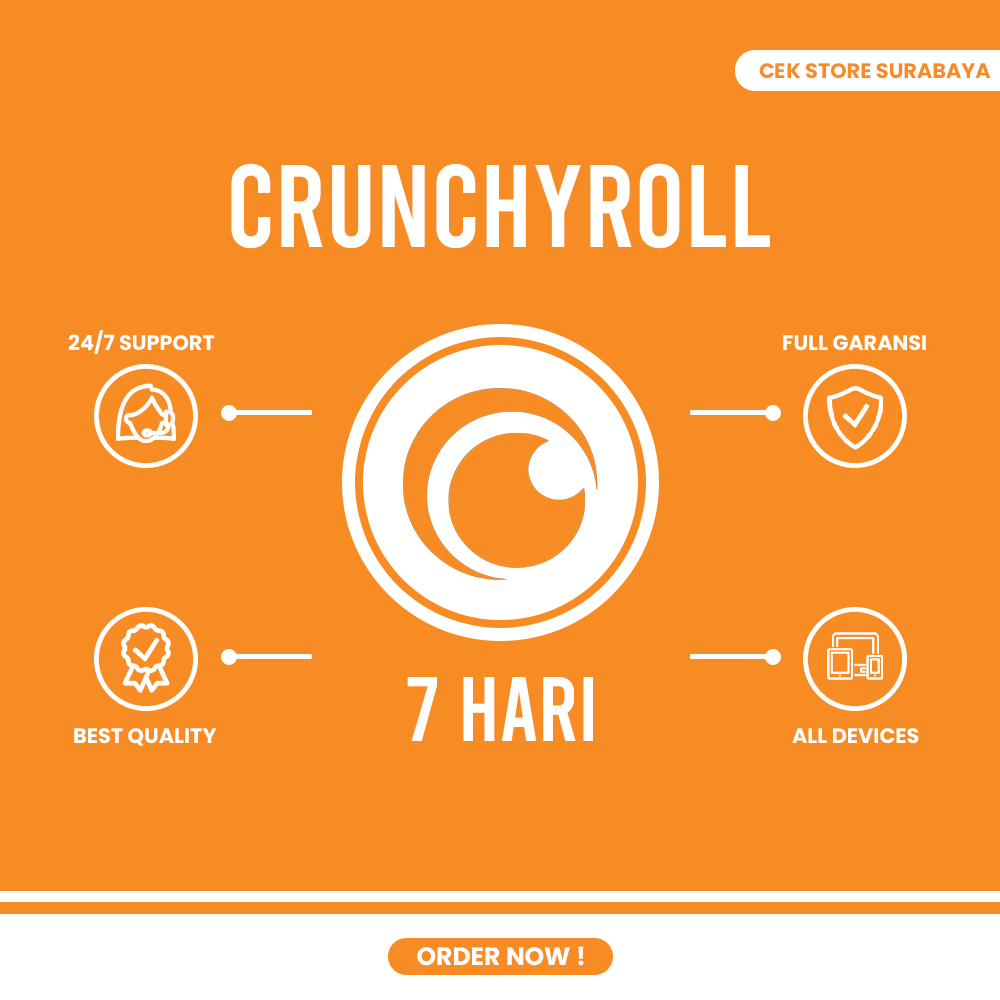 Jual CRUNCHYROLL MEGA FAN 7 HARI TINGGAL PAKAI BERGARANSI | Shopee ...