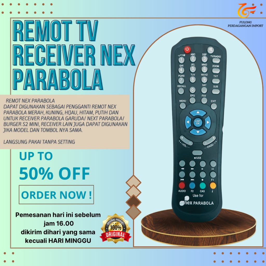 Jual Remote Parabola Receiver Matrix Garuda Nex Parabola Dangdut Burger ...